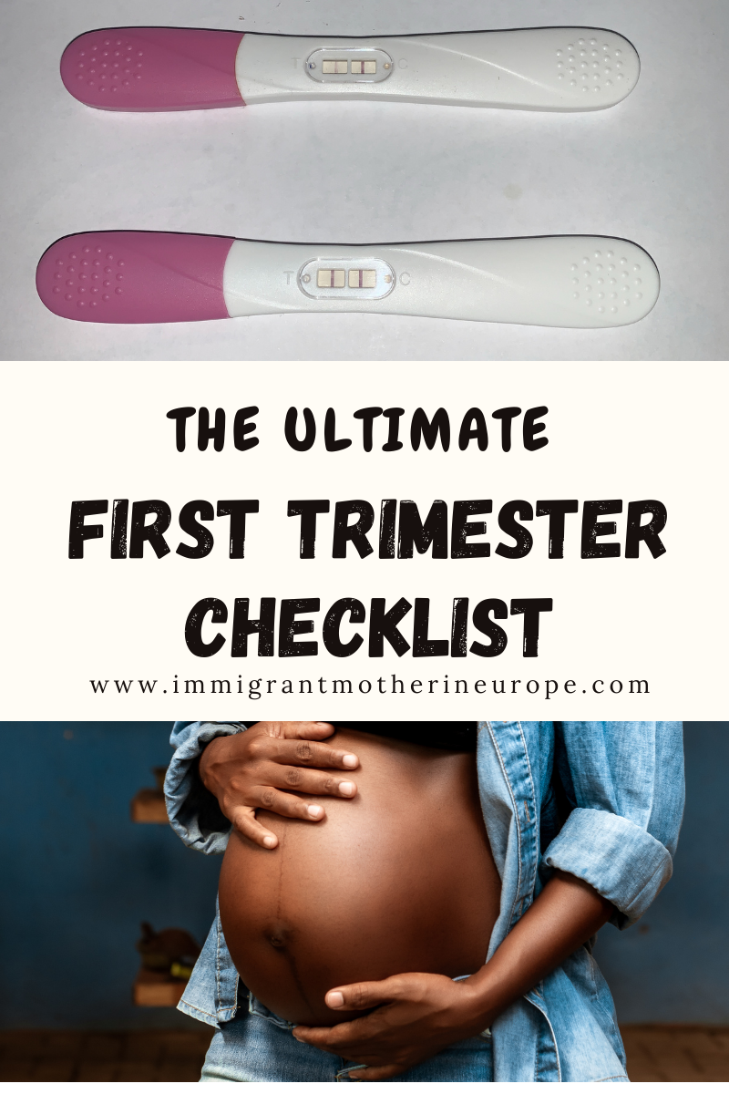 First Trimester Checklist - Ultimate List For The First 13 Weeks ...
